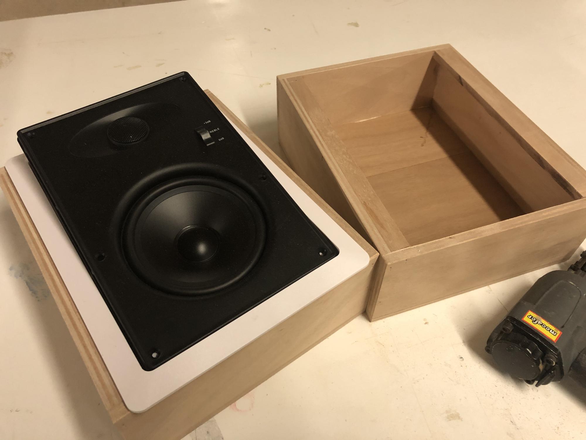 in wall speaker back box | Audiomax Italia