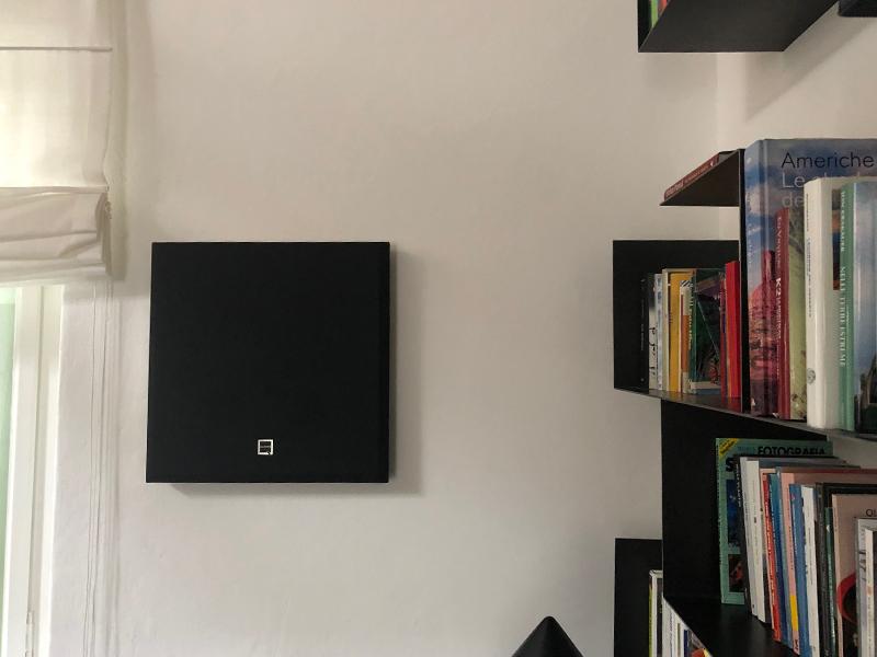 casse on wall quadra 50 nere | Audiomax Italia